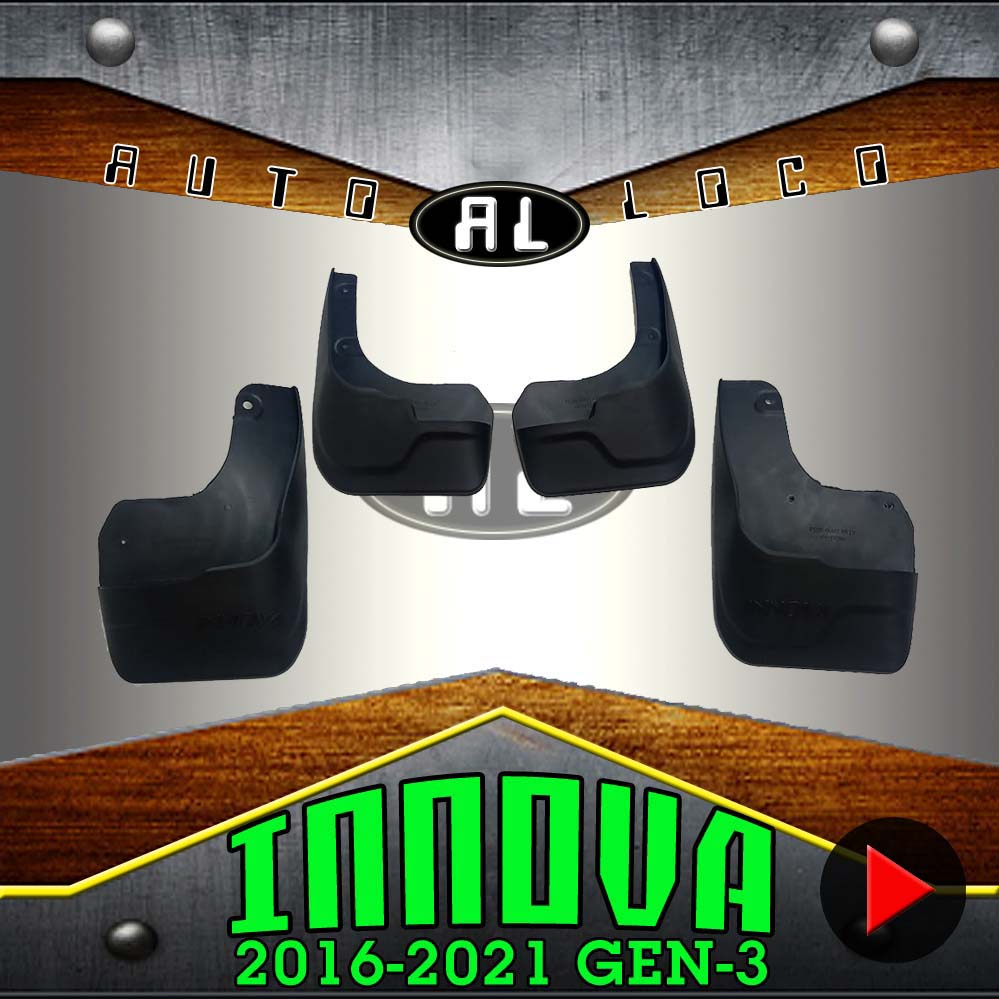 Mud Guard / Mudguard / Splash Pad for Toyota Innova 2016 2017 2018 2019 ...