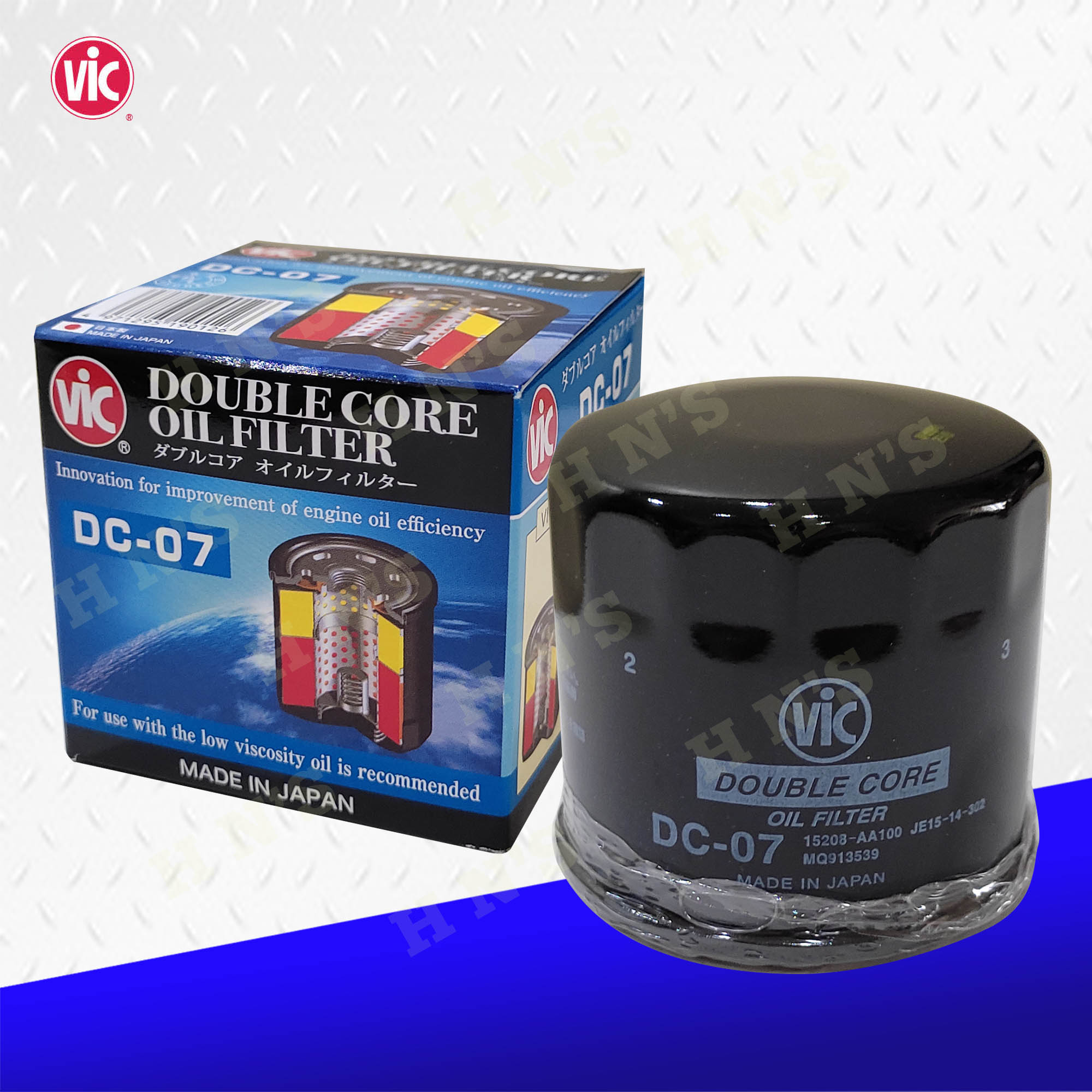 VIC DC-07 Double Core Oil Filter Japan for Mitsubishi Lancer, Mirage, Expander | Lazada PH