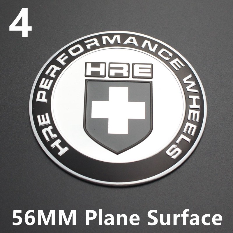 Huish 4pcs 45MM/50MM/56MM/64.5MM Car Wheel Center Hub Cap Badge Sticker ...
