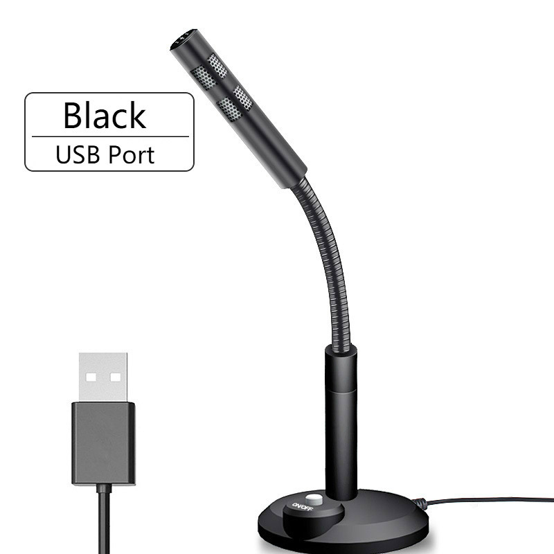 [Delivery in 3 Days]360° Adjustable USB Laptop Microphone USB Wired ...