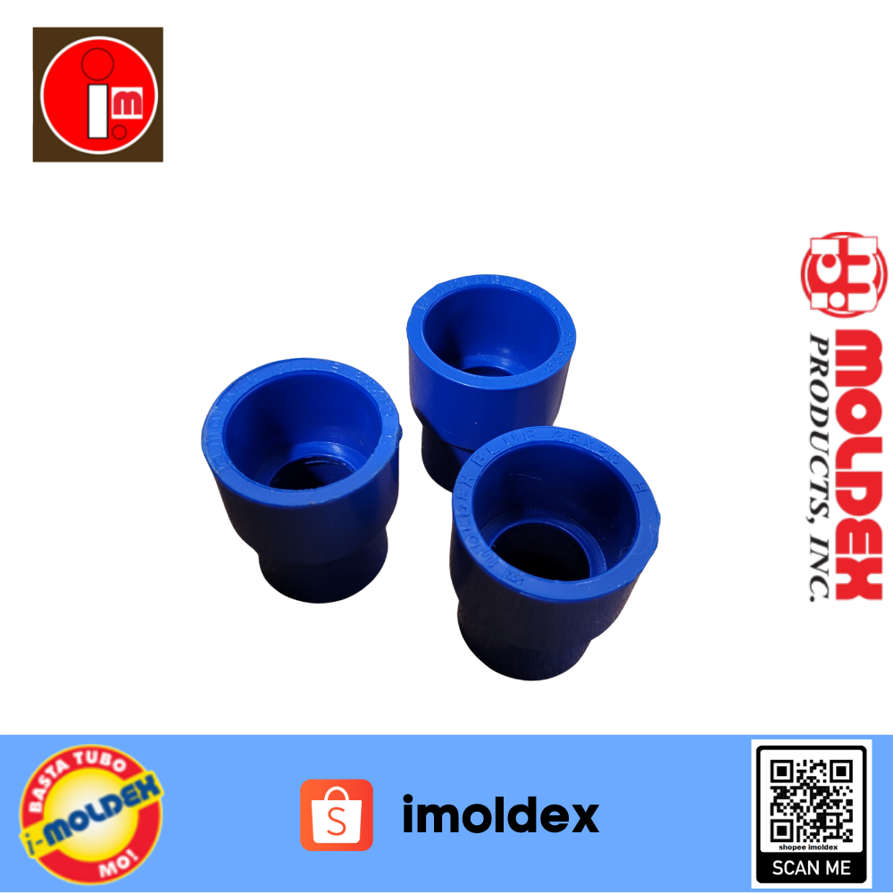 MOLDEX BLUE Reducer PVC fittings authentic for cold water pressure ...