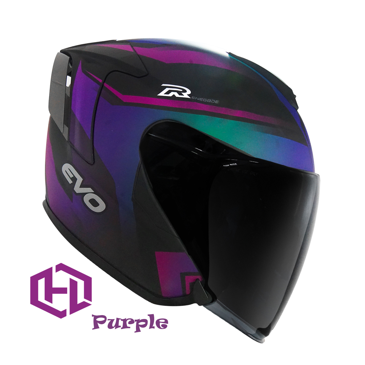 Evo Rx5 Renegade Half-face Dual Visor Helmet Accessories Motorcycle For ...