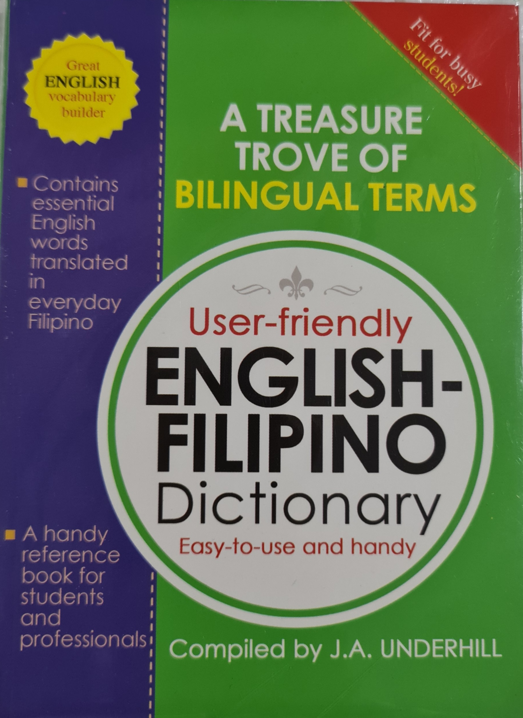 A Treassure Trove of Bilingual Terms English - Filipino Dictionary ...
