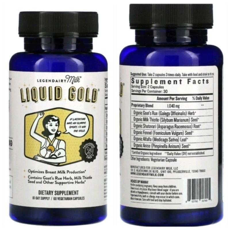 Legendairy Milk Liquid Gold 60 caps | Lazada PH