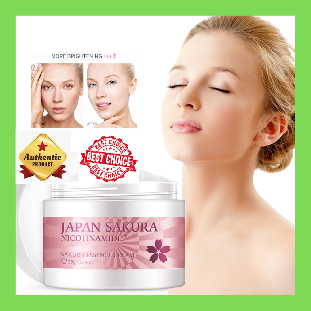 JAPAN Sakura Cream Hyaluronic Acid Anti-Aging Winkles Moisturizer Japan ...
