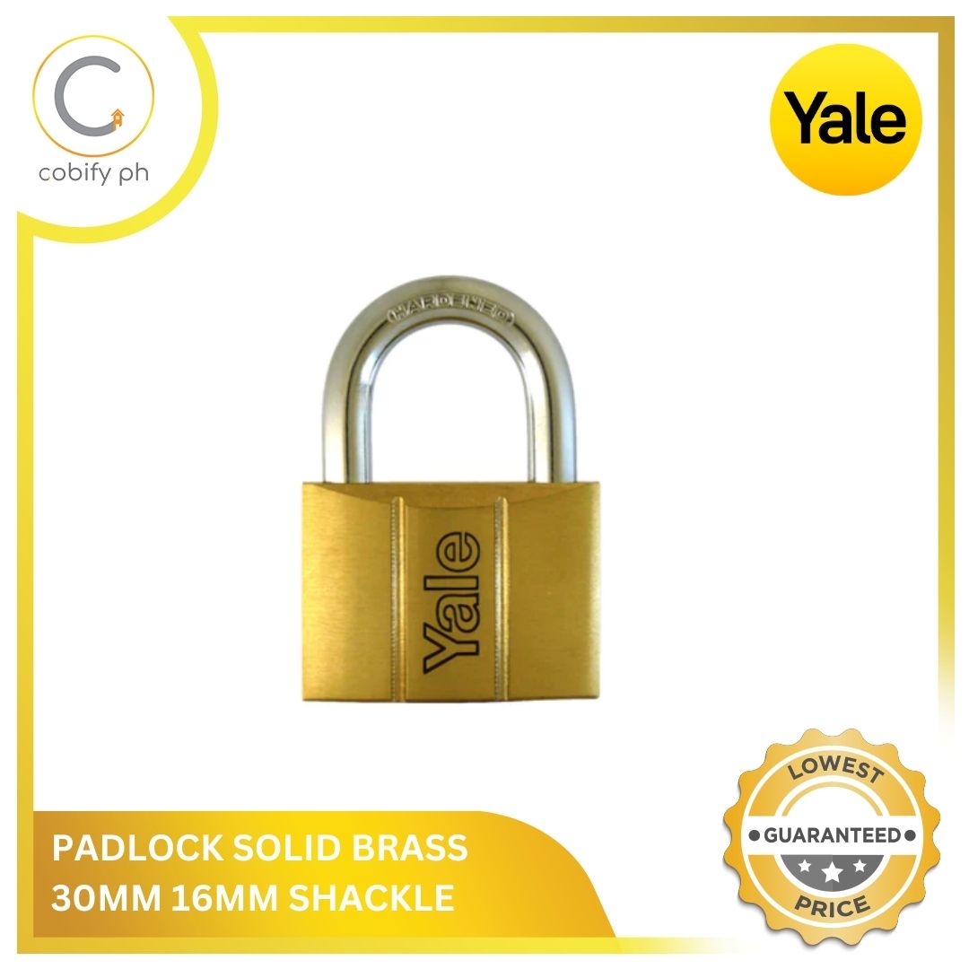 Yale Padlock Solid Brass 30mm 16mm Shackle | Lazada PH
