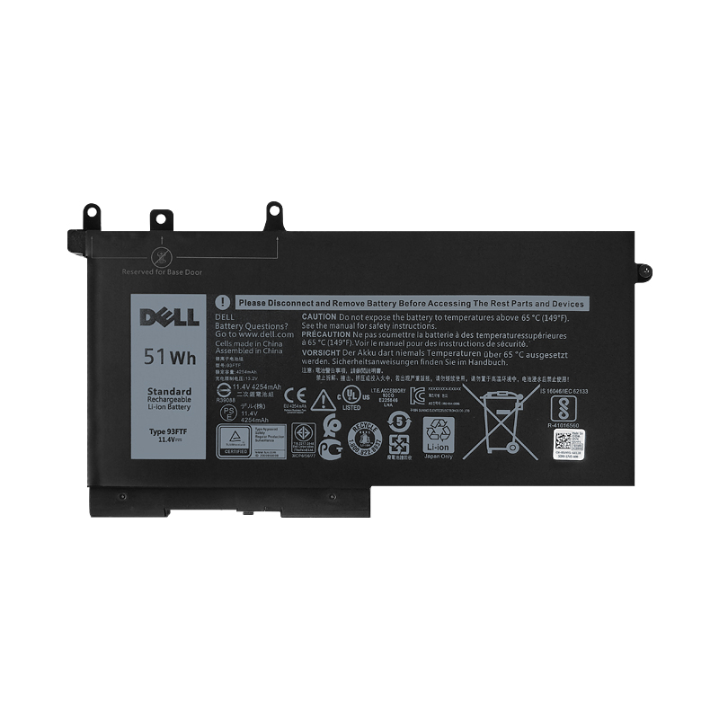 DELL 93FTF Laptop Battery for Precision 15 3520 3530 Latitude E5280 ...