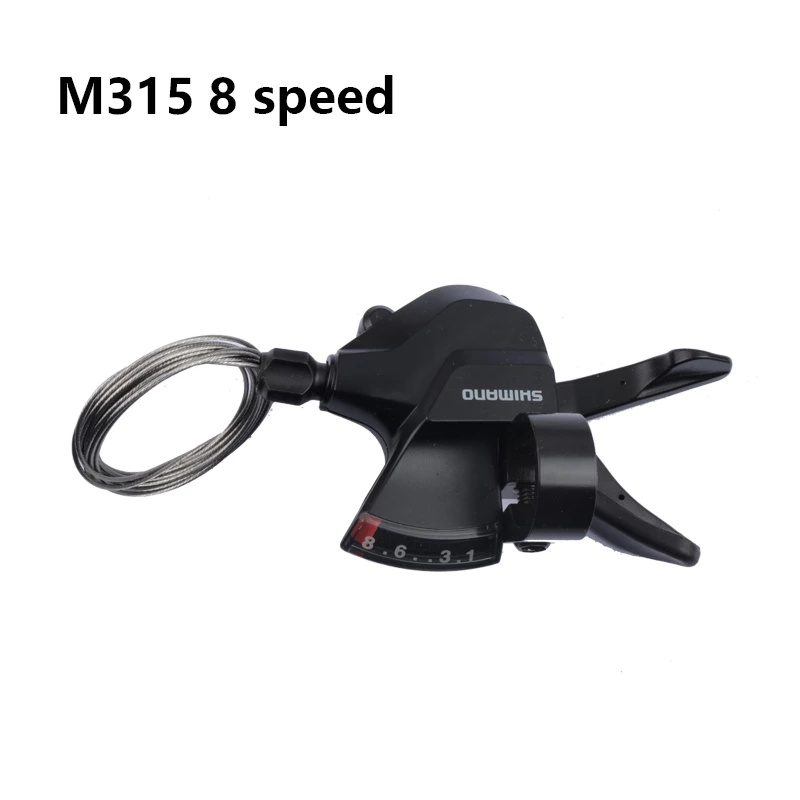 Bicycle Gear Shifter Shimano Altus SL-M310 3/8 3X8 Speed Trigger Shifter Dual Lever Shifters Set ...