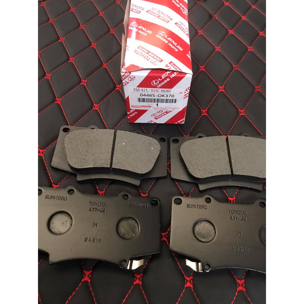 BRAKE PAD FA 04465-0K370/04465-0K090 TOYOTA FORTUNER 2015-2020, TOYOTA ...