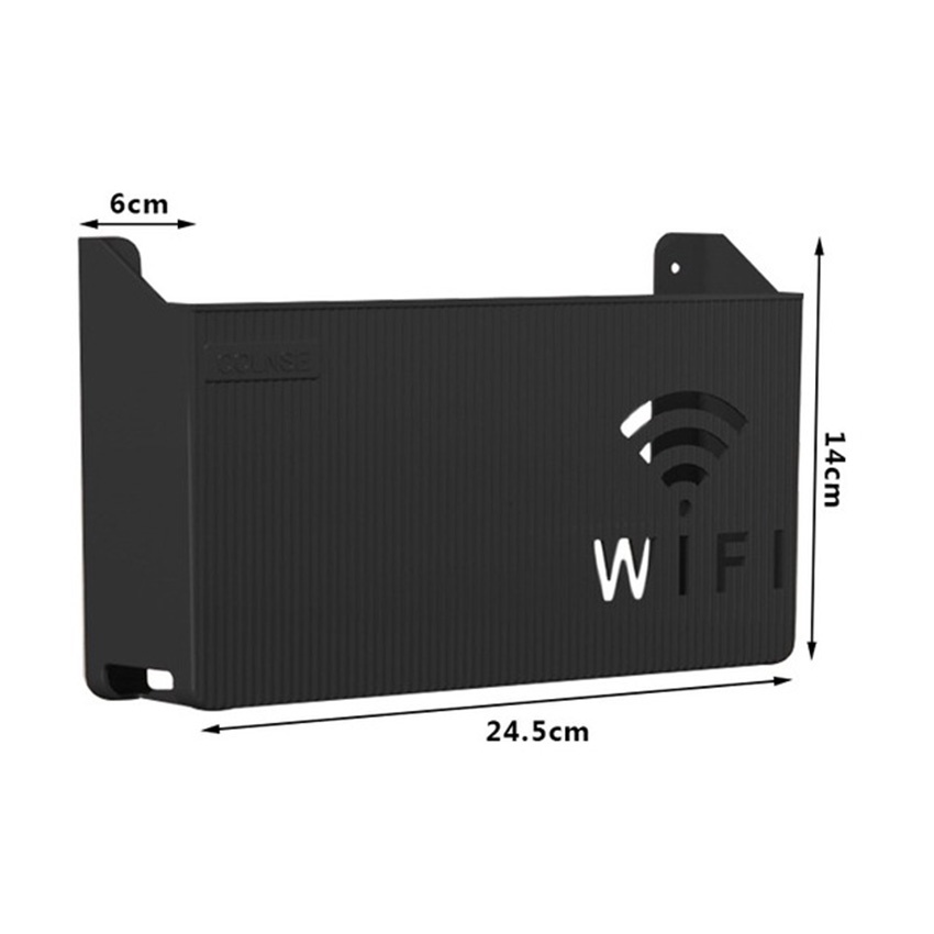 Wifi Router Shelf Set-top Box Rack TV Router Bracket Storage Box Wall ...