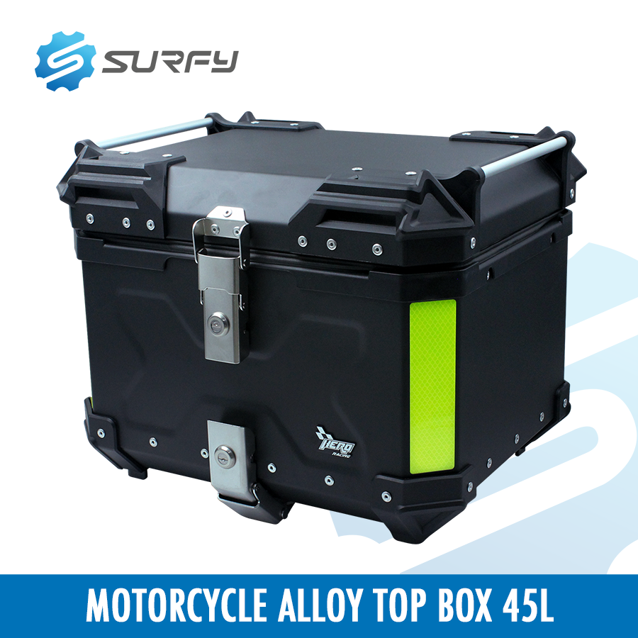 Surfy Motorcycle Alloy Top Box Tail Box 45 Liters X Design Edition ...