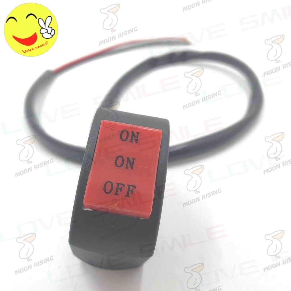 3 WAY MINI DRIVING SWITCH ON OFF ASSY KILL SWITCH 3 WAY FOR MOTORCYCLE ...