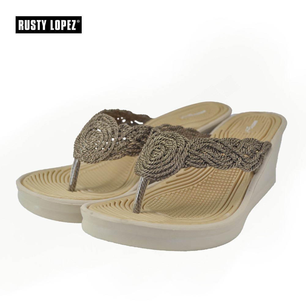 New for 2022 Rusty Lopez Wedge Sandals | Lazada PH