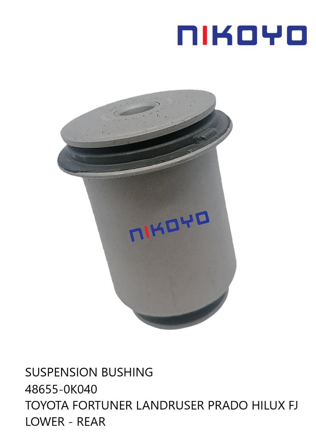 SUSPENSION BUSHING ( 48655-0K040 ) TOYOTA FORTUNER LANDRUISER PRADO FJ HILUX LOWER-REAR | Lazada PH