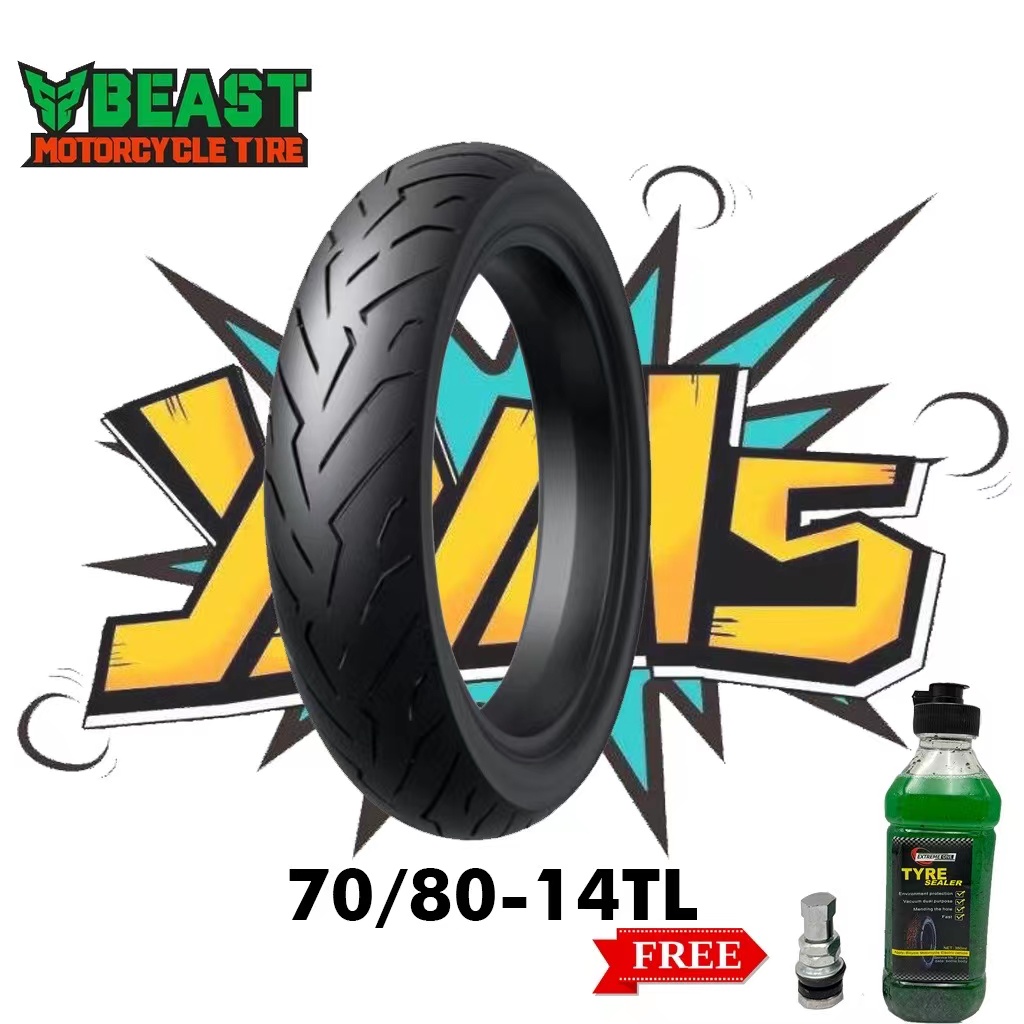 BEAST FLASH (P6240)TUBELESS TIRE 14" (INCHES) Skid tires ORIGINAL ...