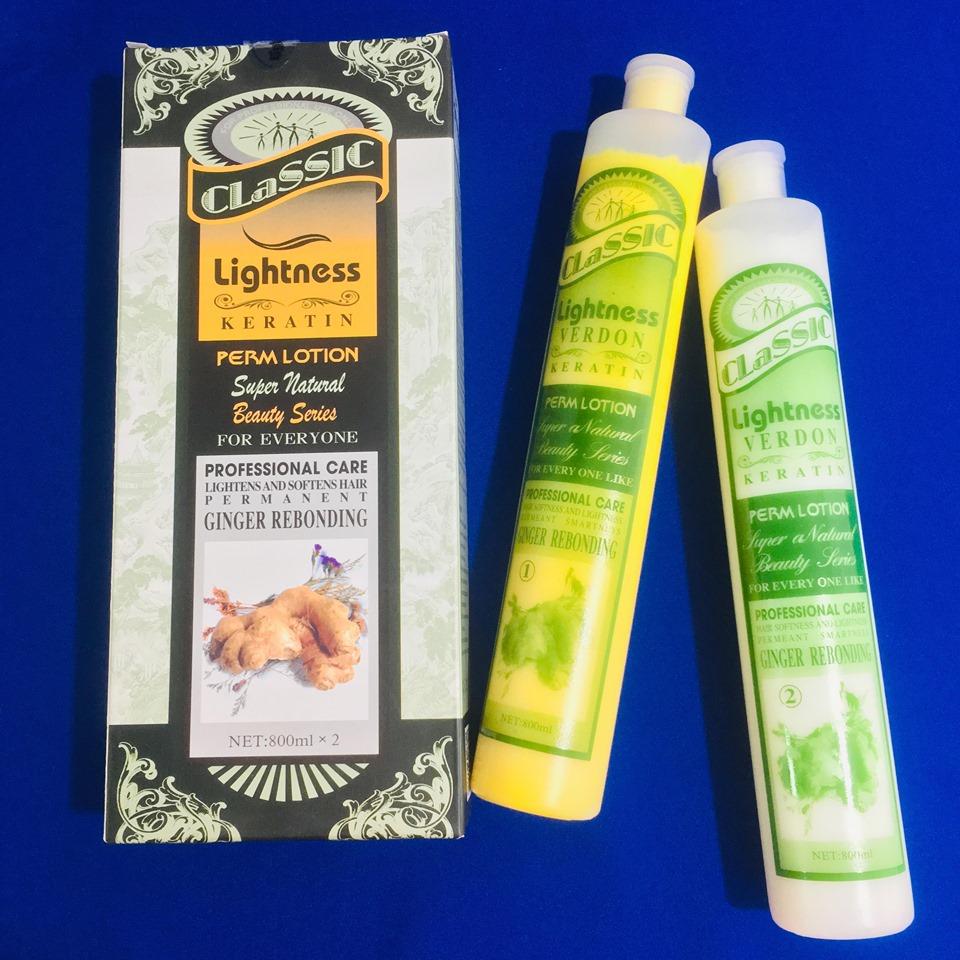LIGHTNESS HAIR REBONDING CREAM GINGER 1&2 (800ml*2) - AUTHENTIC | Lazada PH