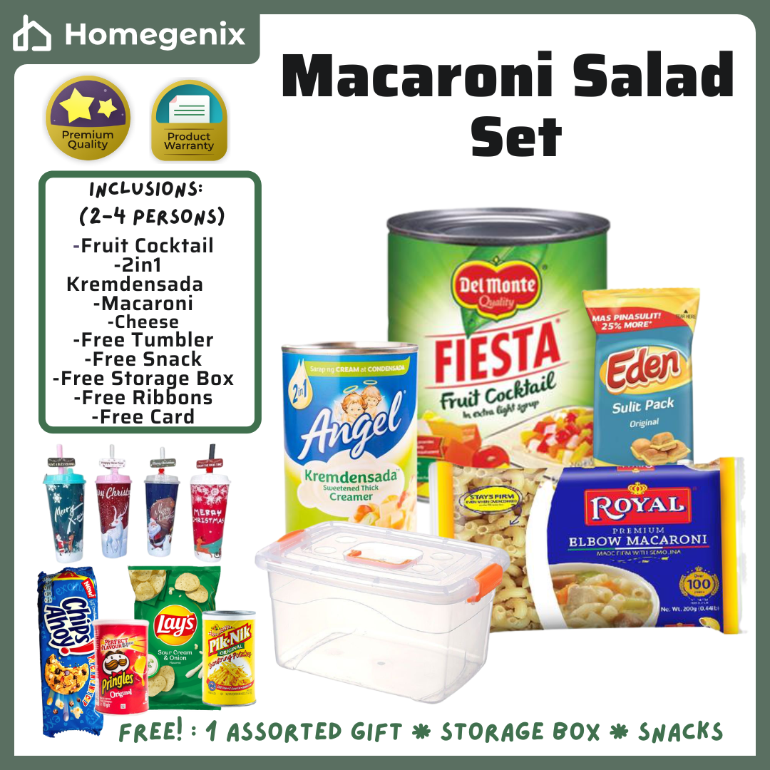 Macaroni Salad Christmas Basket Set/Holiday Gift Package Perfect for ...