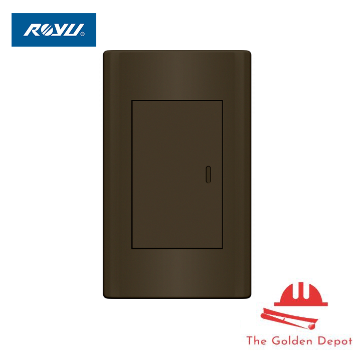 Royu One Gang Switch Set Plano Series Dark Gray | Lazada PH