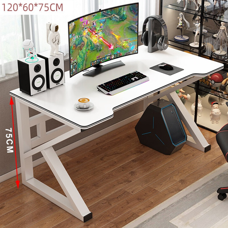 Gaming Table Home Modern Computer Table Student Study Desk 100/120/140 ...