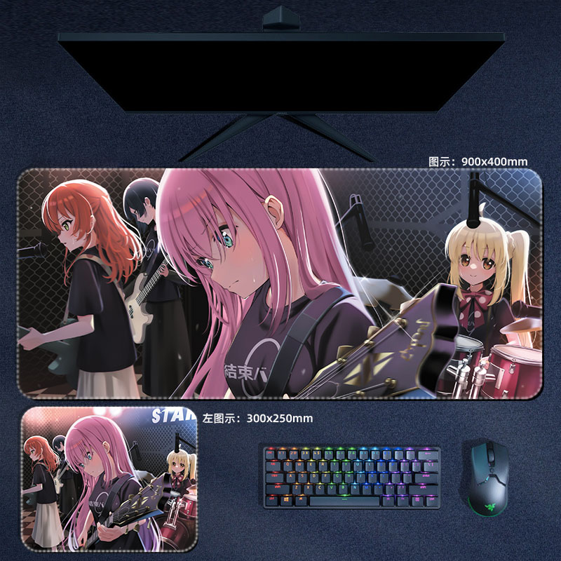 Anime Bocchi the Rock! Mouse Pad Gotou Ryou Nijika kuyo Hitori Mousepad ...