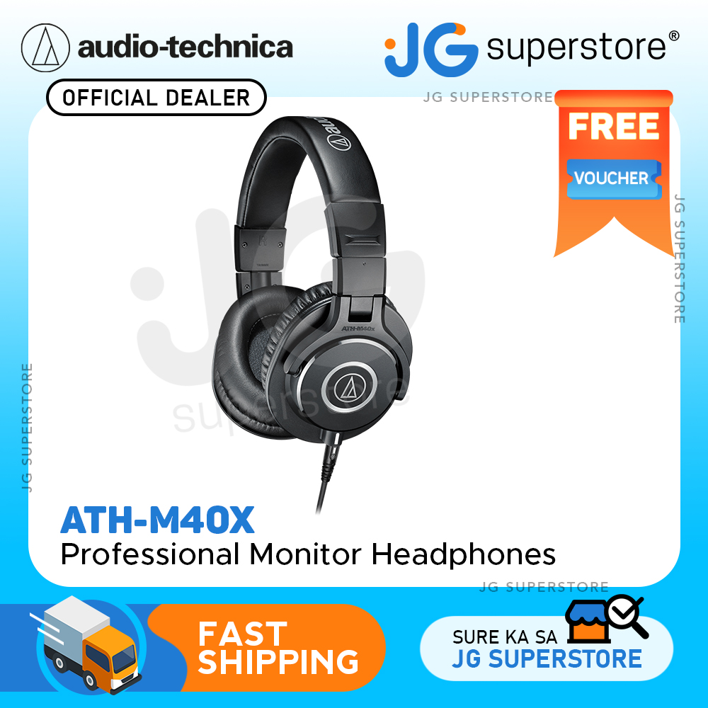 Audio Technica ATH-M40x Monitor Headphones (Black) | JG Superstore ...