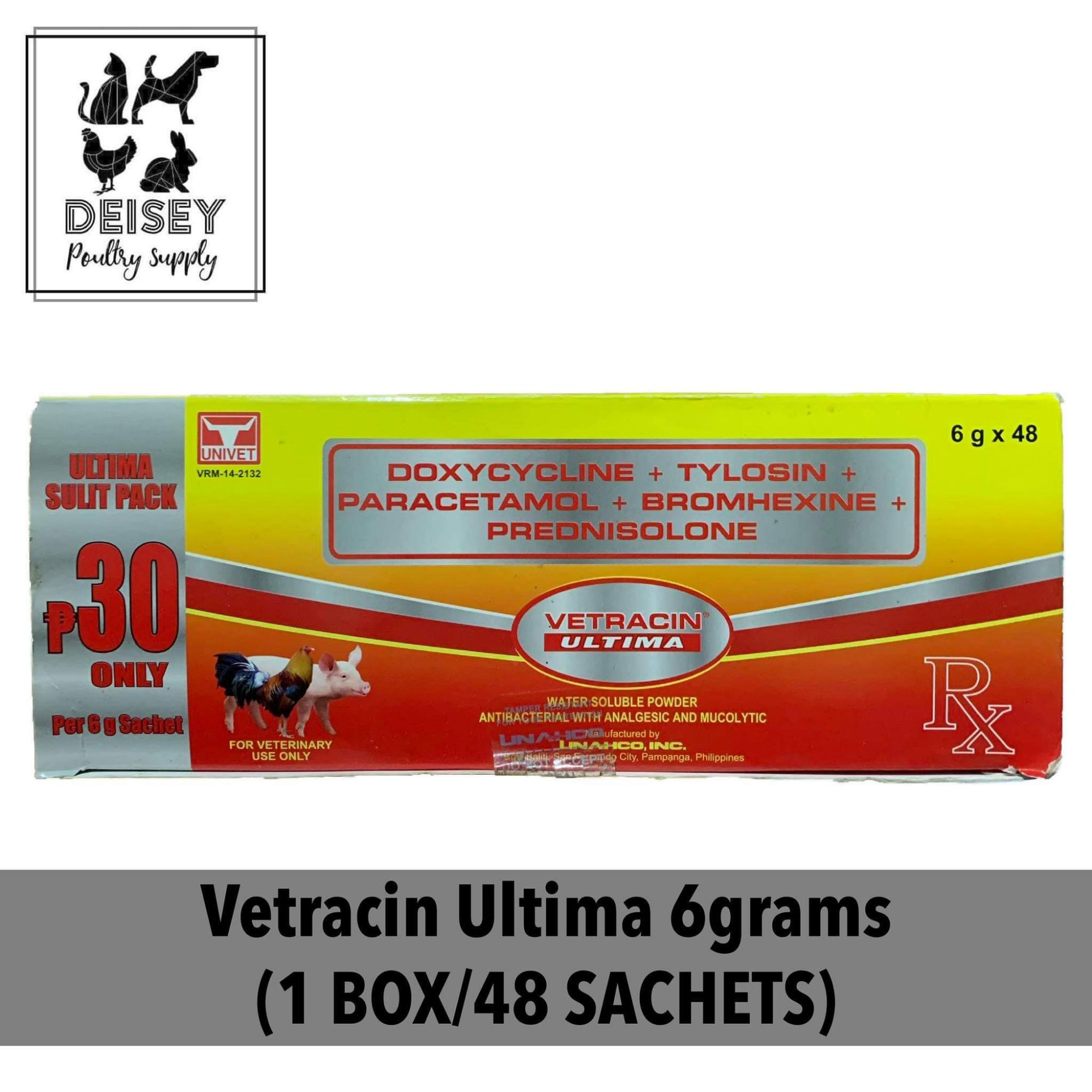 Univet Vetracin Ultima 6grams ( 1 BOX/48 SACHETS ) | Lazada PH