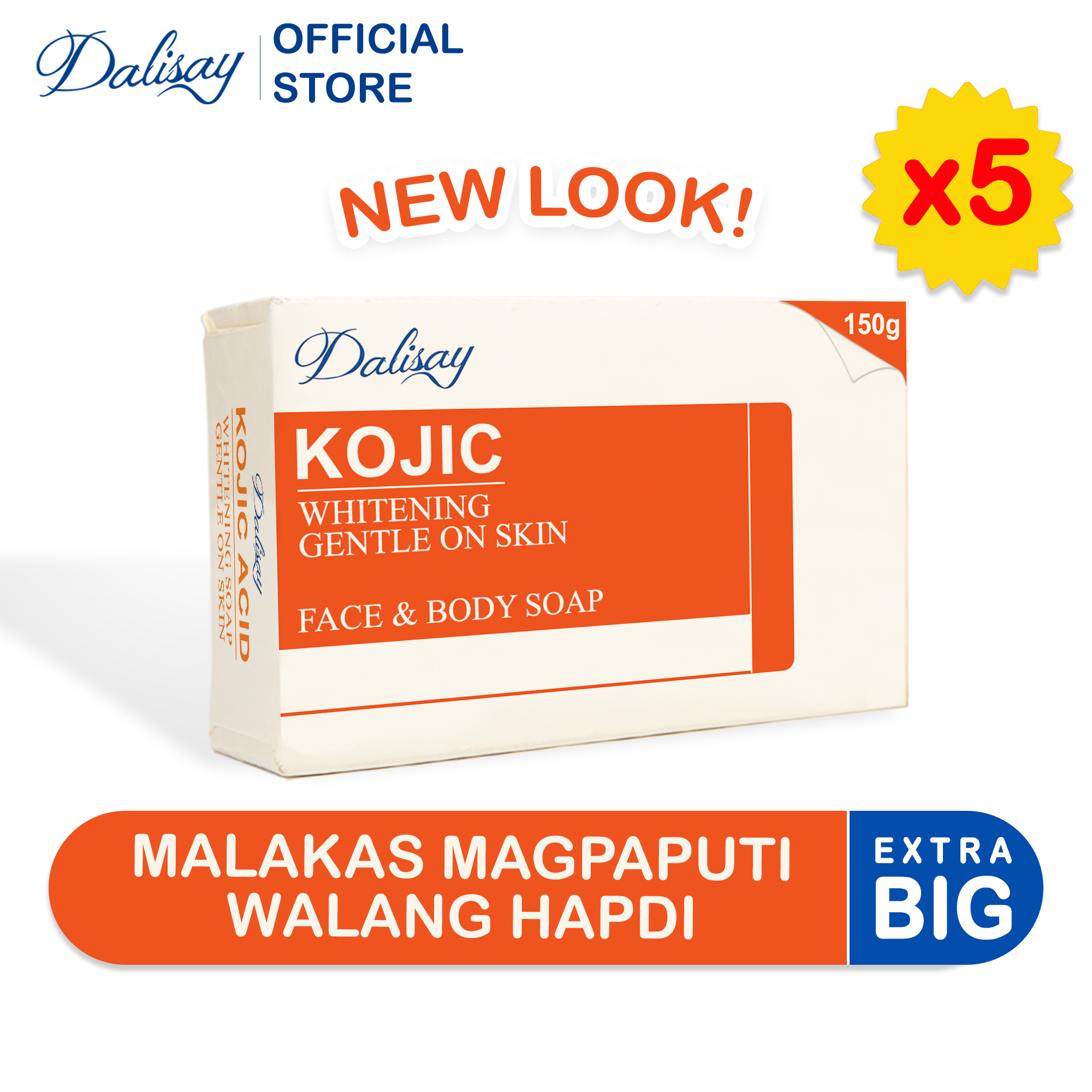 Dalisay Kojic Soap 150g x5 (Gentle On Skin) | Lazada PH
