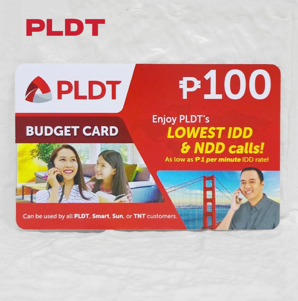 PLDT Budget Card (Long distance call) Lowest IDD(international) and NDD ...