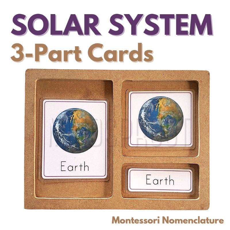 ASTRONOMY (Solar System & Planets) Montessori Nomenclature | Three Part ...