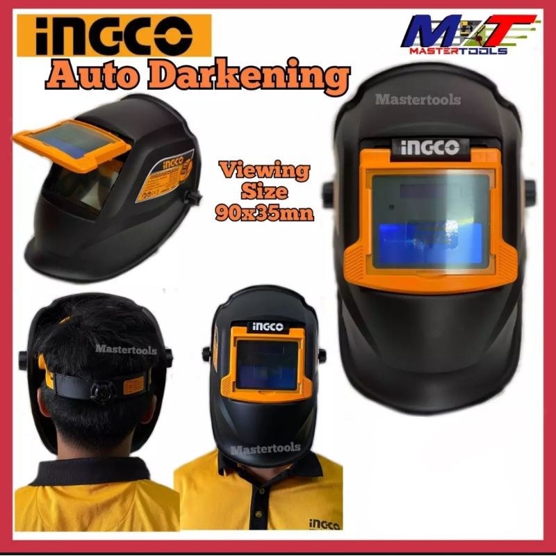 Ingco Auto Darkening Welding Helmet AHM009☬ | Lazada PH