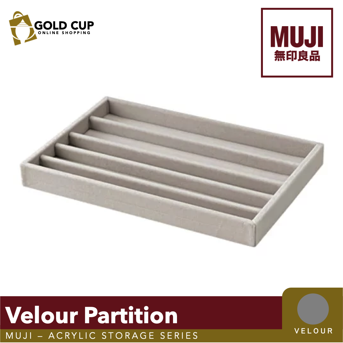 MUJI Velour Partition for Acrylic Case (Acrylic Storage Units) | Lazada PH