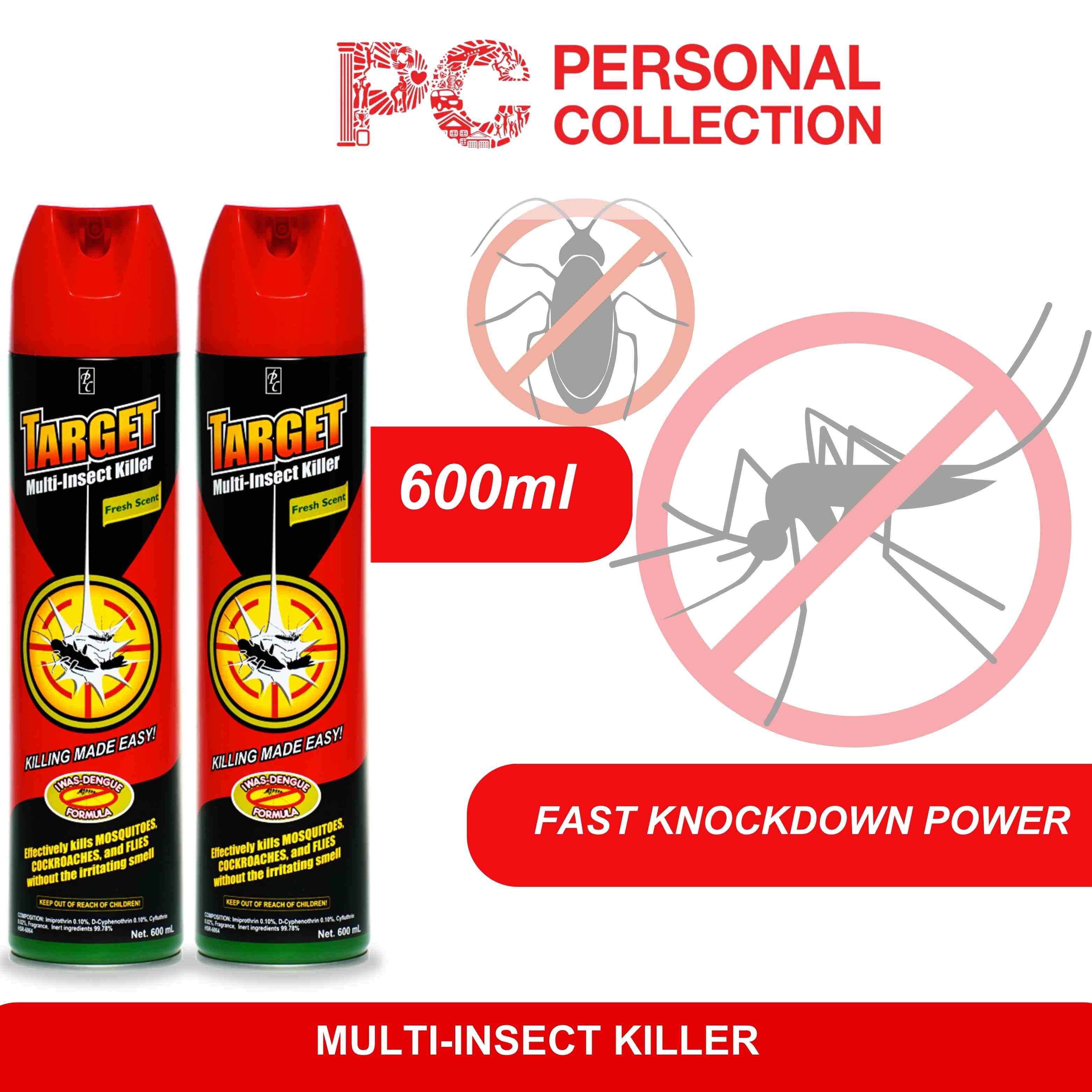 TARGET Multi-Insect Killer 600ML PERSONAL COLLECTION BUY 1 GET 1 | Lazada PH