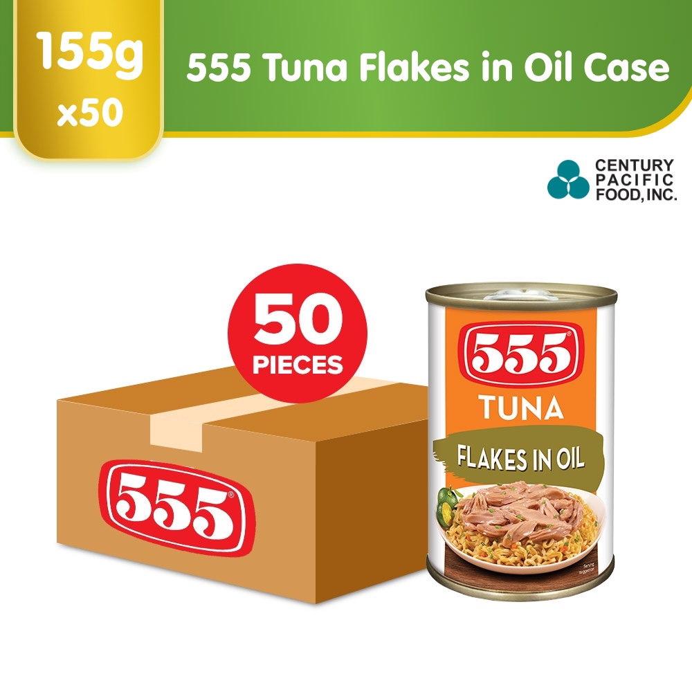 555 Tuna Flakes in Oil 155g Pack of 50 | Lazada PH