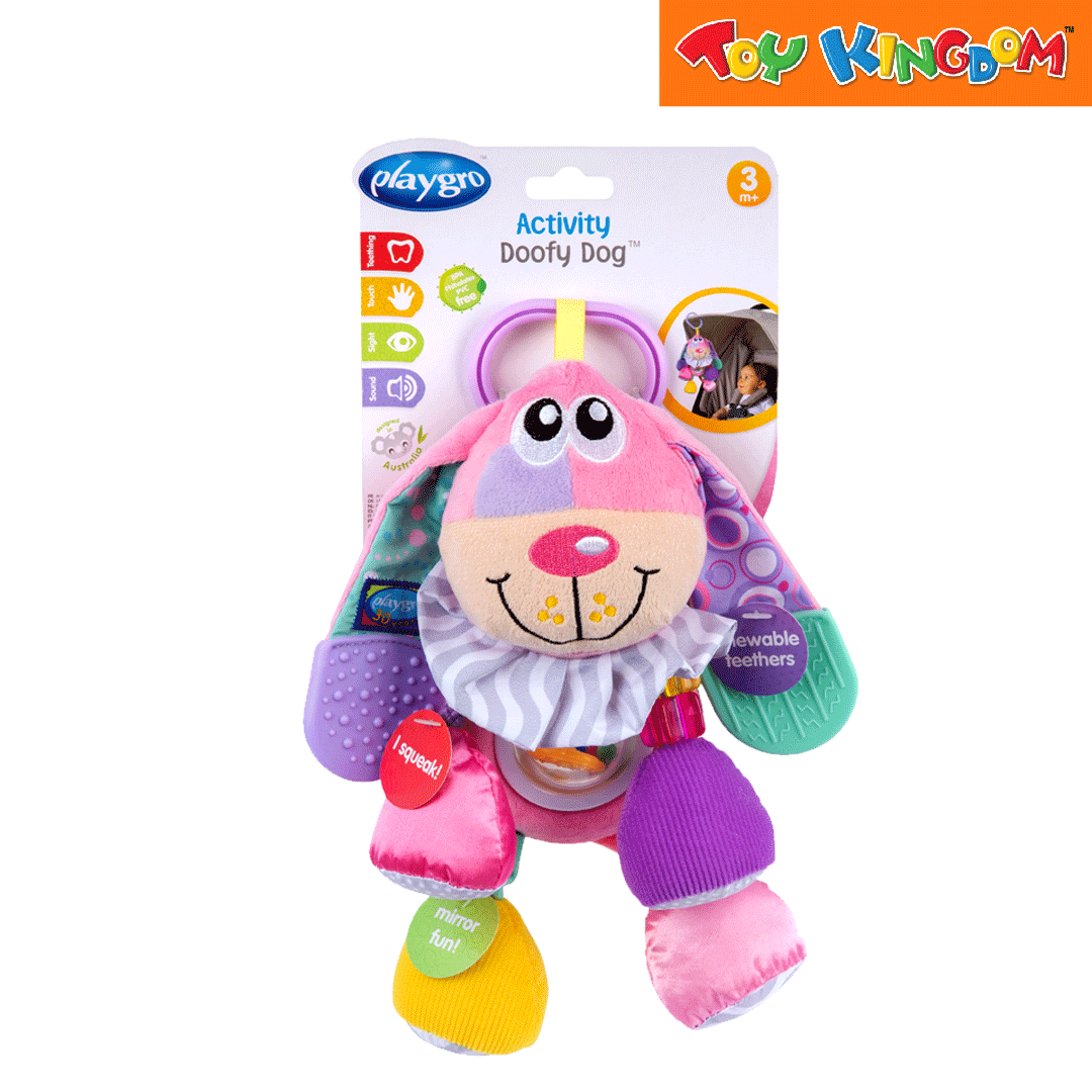 Playgro Doofy Pink Activity Dog | Lazada PH
