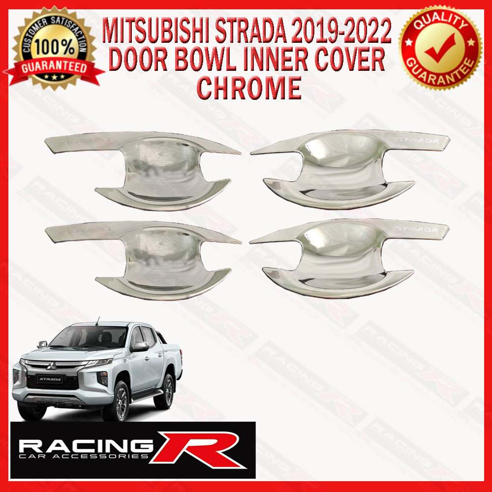 Mitsubishi Strada 2019 to 2023 Door Bowl Inner Garish Cover Chrome 2020 ...