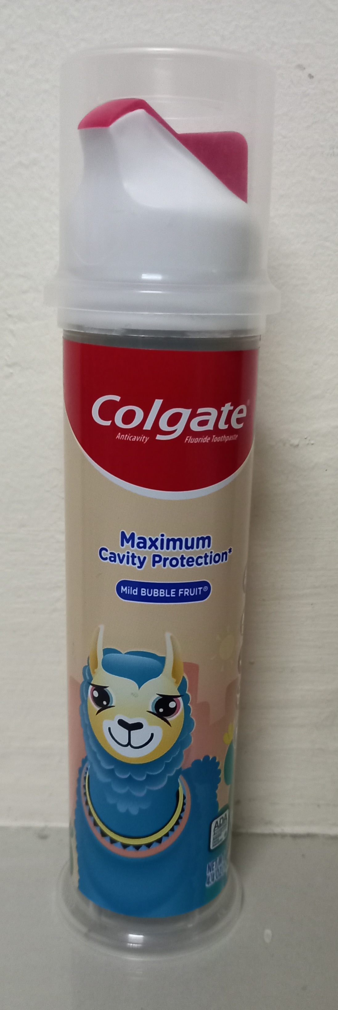 Colgate Kids Llama Toothpaste Pump with Fluoride - 4.4 ounces per piece ...