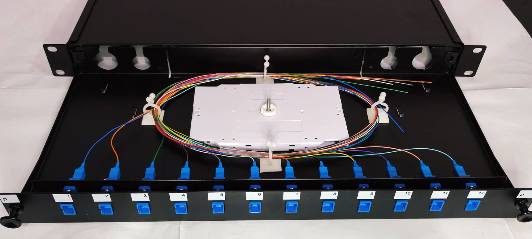 ODF 12-Port Optical Distribution Frame 12Core With 12pcs SC Pigtail ...