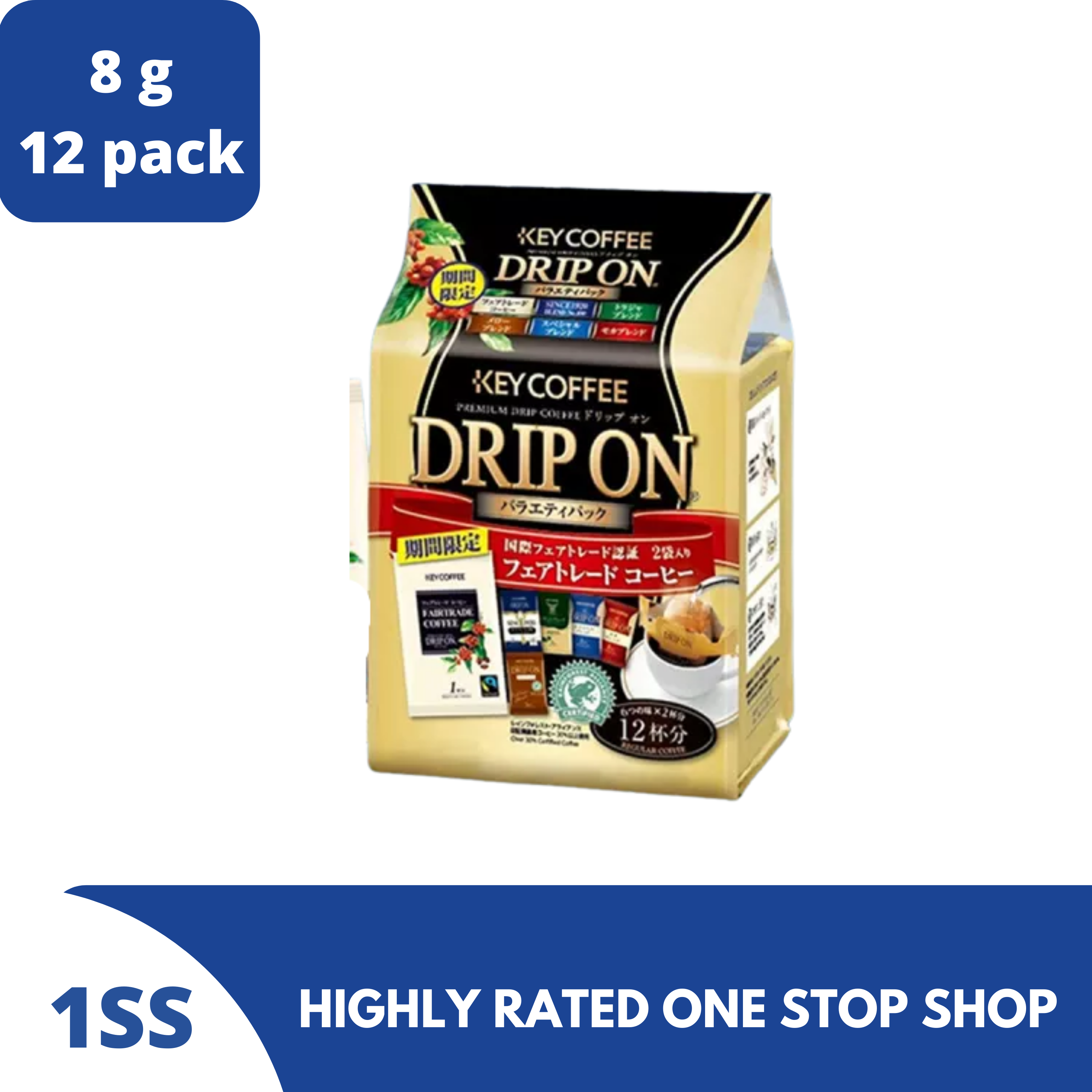 Key Coffee Drip On Assorted, 8g x 12 packs | Lazada PH