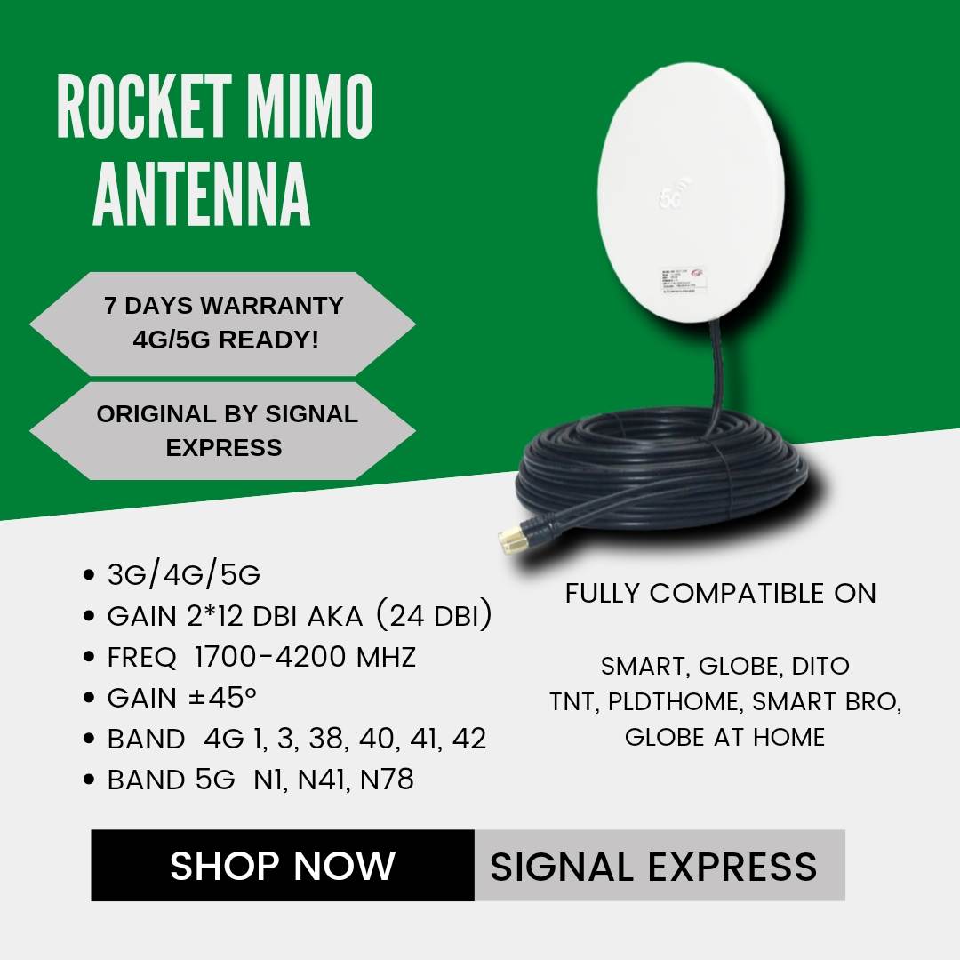 ROCKET MIMO ANTENNA 3G/4G/5G | Lazada PH