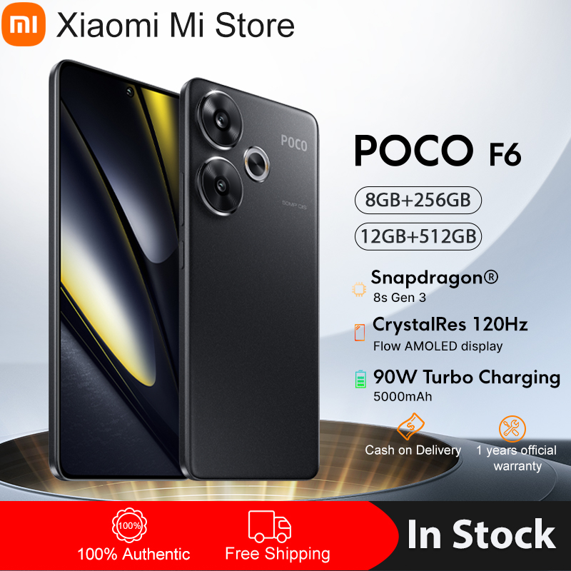 [New Arrival] POCO F6 Smartphone 6.67" CrystalRes 1.5K Flow AMOLED ...