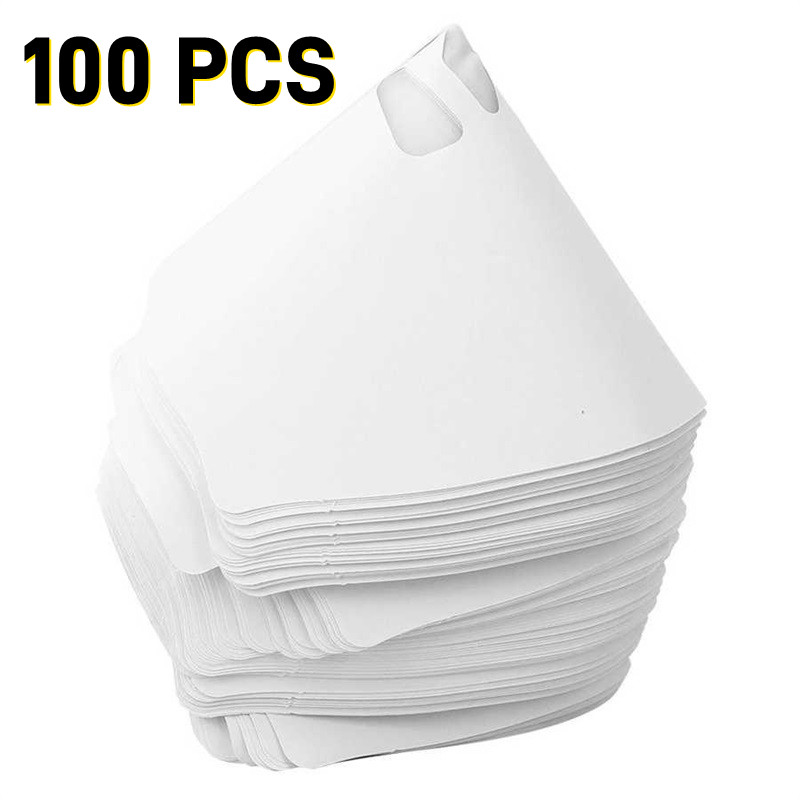 100pcs Paint Strainer Filter Funnel 100Mesh Conical Nylon Micron Paper ...