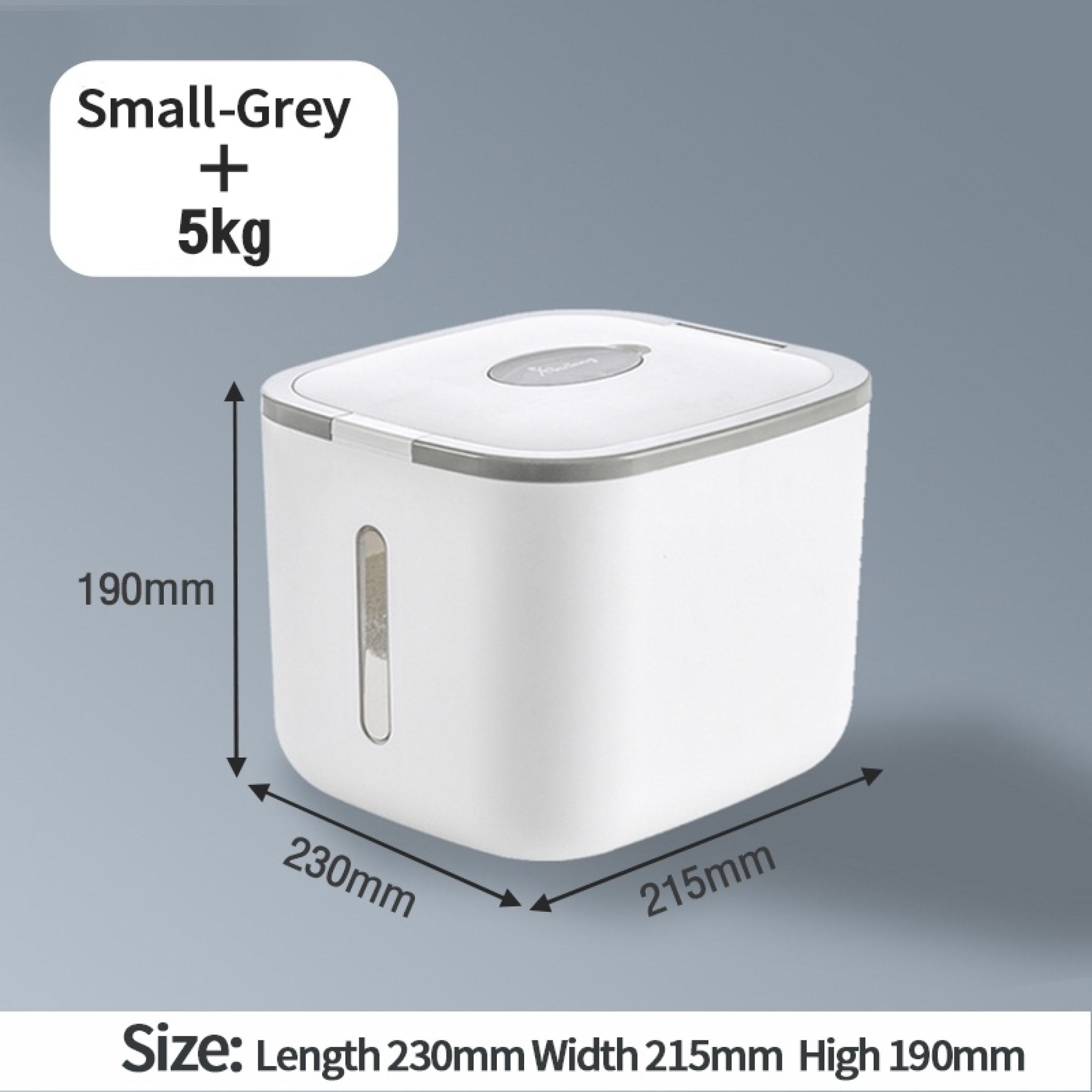 25KG Rice Storage Container Kitchen Moisture-Proof Insect-Proof Rice ...