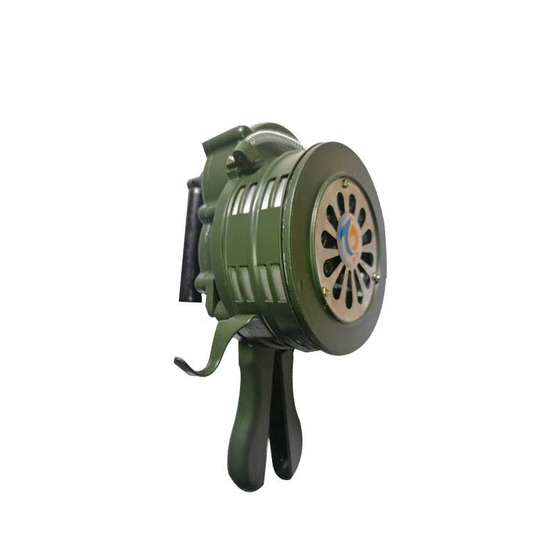 110DB Hand Crank Siren Horn Manual Emergency Alarm For Firefighting ...