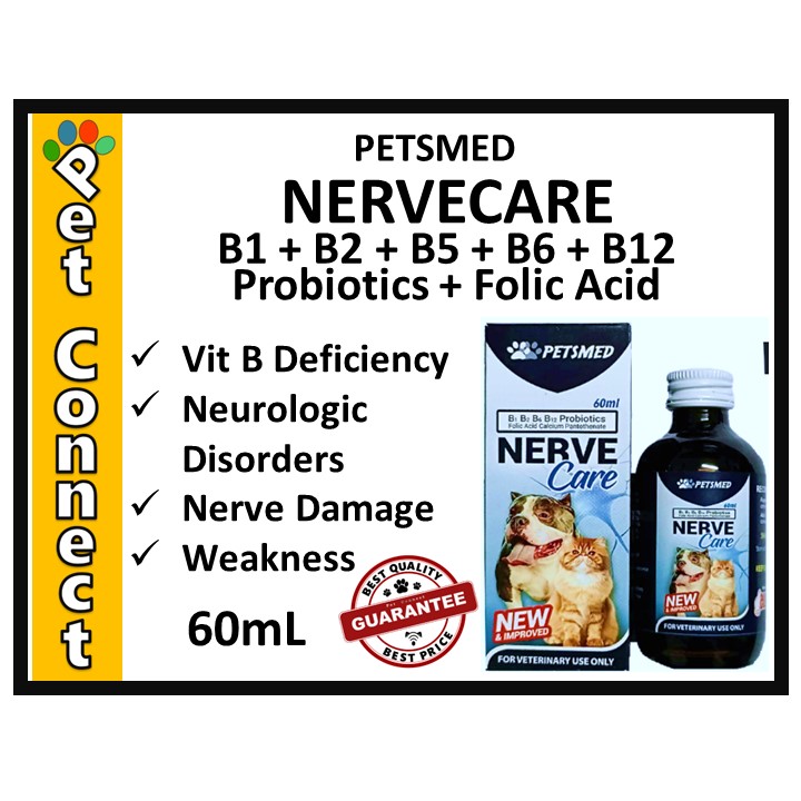 Nervecare 60mL Syrup Supplement for Nerve Neurologic Weakness Numbness ...
