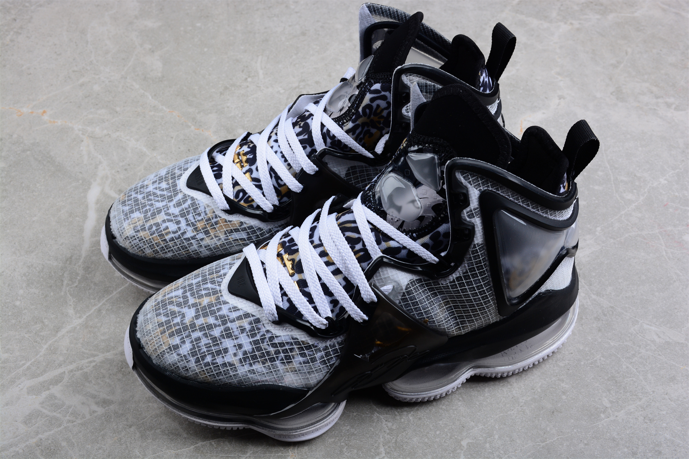 Nike Lebron 19 EP "RoyaⅠty" James 19 Leopard Print Pro Combat Basketball Shoes: DC9340-100 ...
