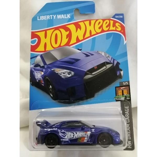 Hot Wheels Nissan GT-R R35 GTR LBWK Guaczilla Liberty Walk Blue Red ...