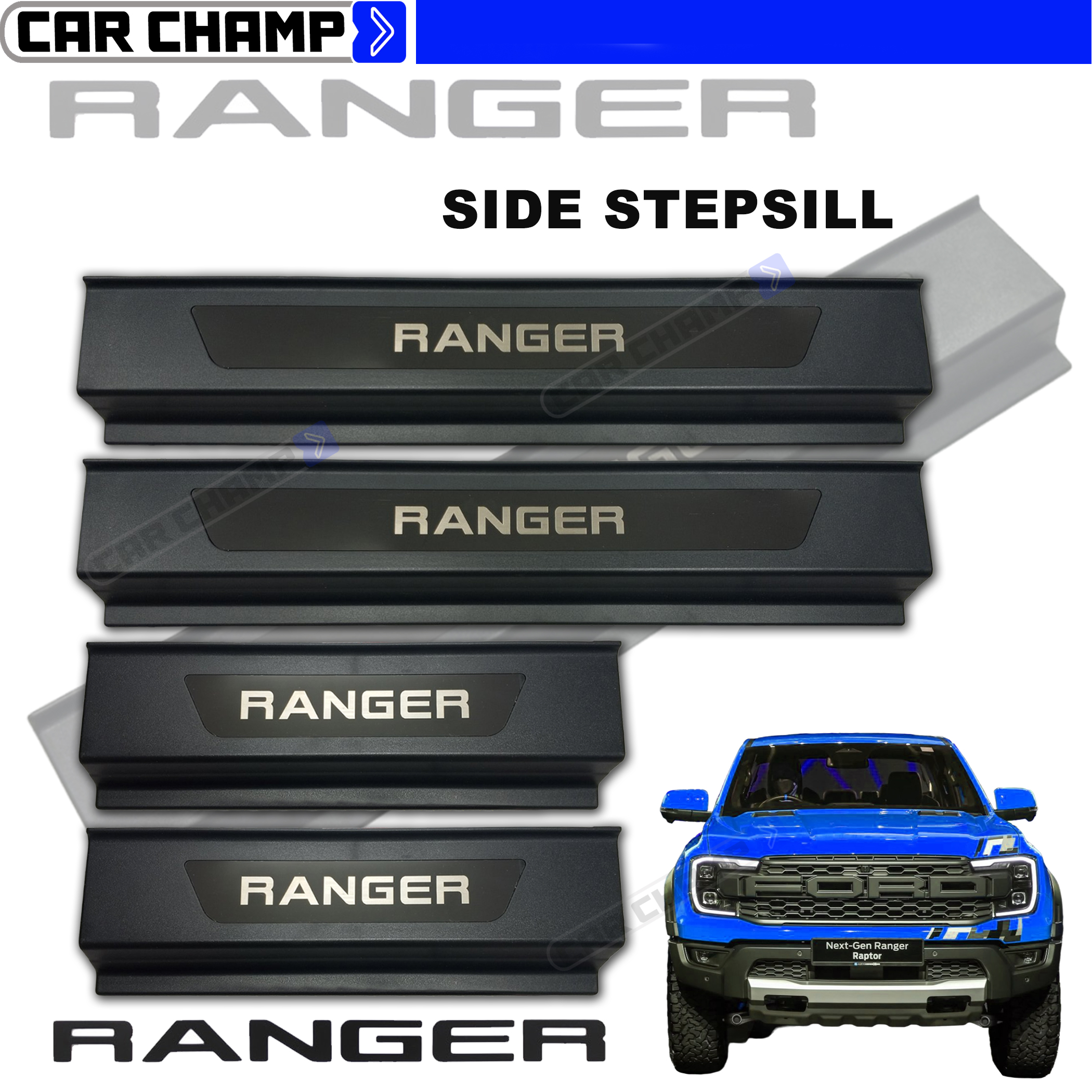 Ford Ranger 2023 OEM Side Stepsill / Step sill In and Out | Lazada PH