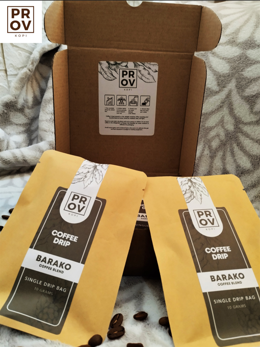 Barako Coffee Blend Kraft Brown Box (Pack of 10 Individually Sealed ...