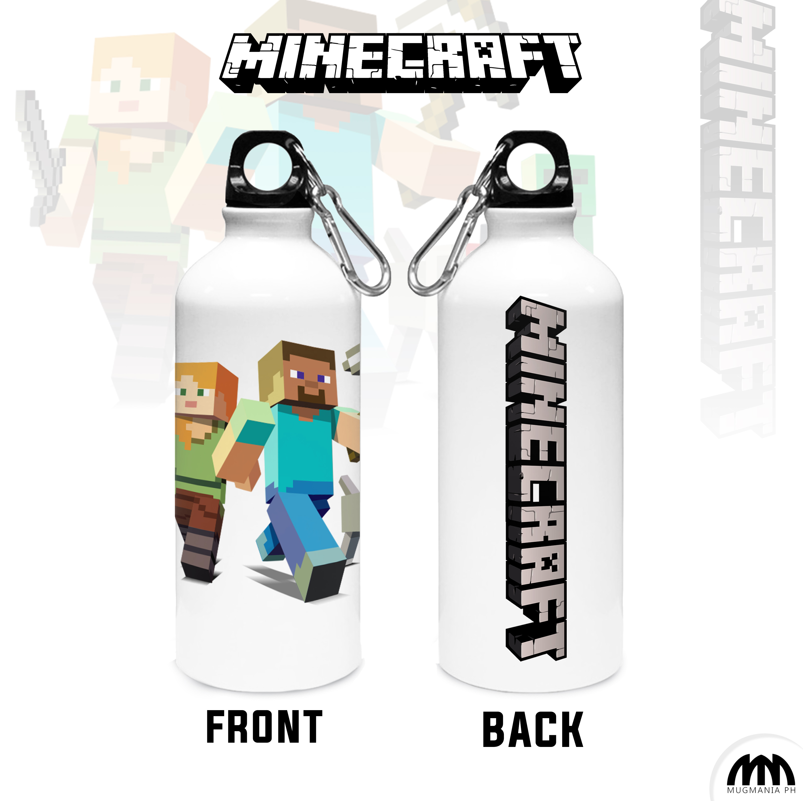 MINECRAFT Sports Jug Tumbler - Mugmania - Minecraft Characters Tumbler ...