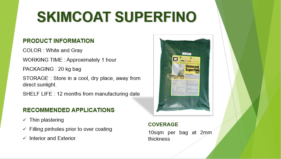 Skimcoat Superfino 20KG | Lazada PH
